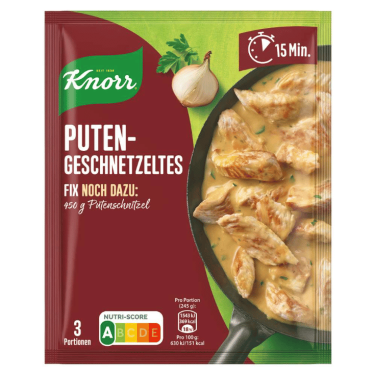Knorr Fix Puten-Geschnetzeltes – One Stop German Shop