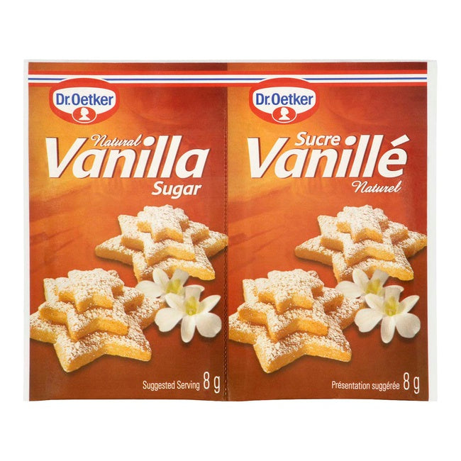 Dr. Oetker Natural Vanilla Sugar 6 Packets – One Stop German Shop