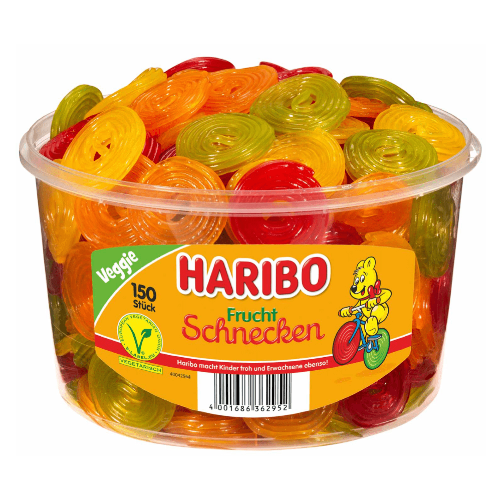 Haribo Bunte Schnecken Family Size – One Stop German Shop