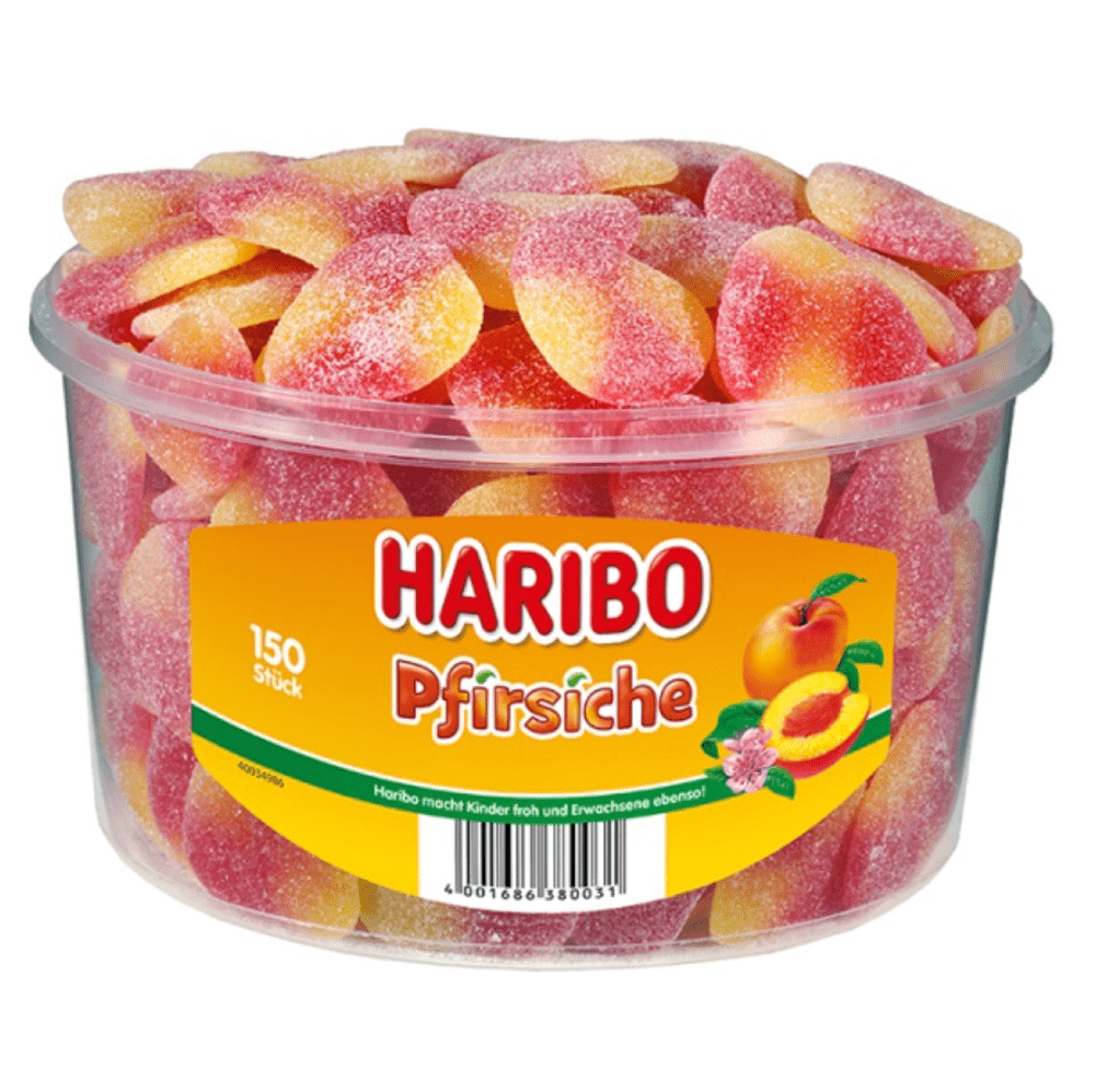 Haribo Peaches Family Size One Stop German Shop