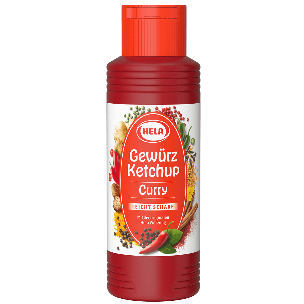 Hela Curry Gewürz Ketchup Curry Hot (Leicht scharf) – One Stop German Shop