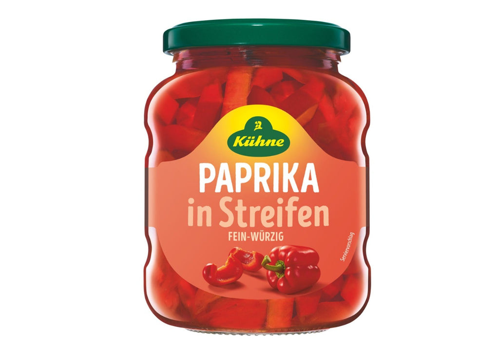 Kühne Pepper Stripes (Paprika in Streifen) – One Stop German Shop