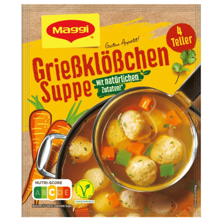 Maggi Semolina Dumpliong Soup (Griessklöschen) – One Stop German Shop