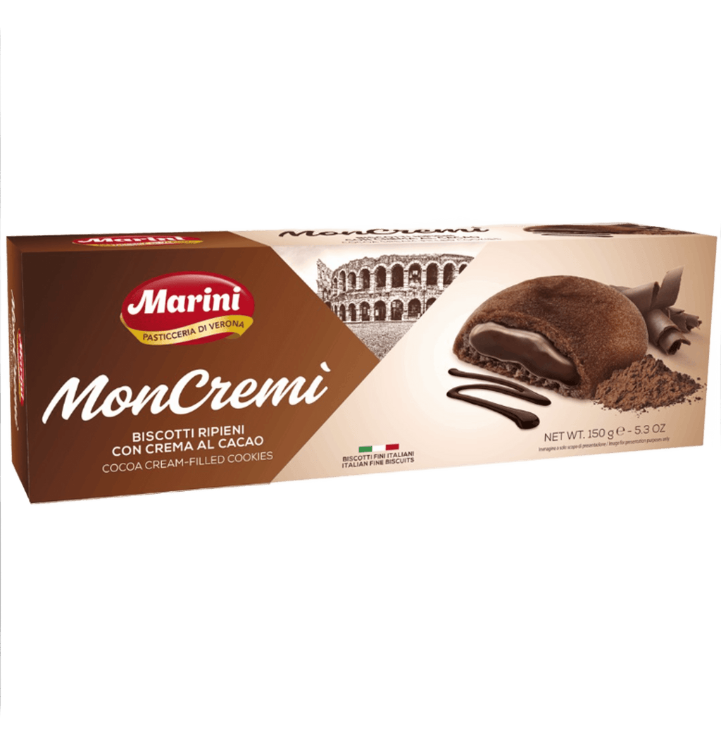 Marini Moncremi Filled Biscuits Cocoa Cream – One Stop German Shop