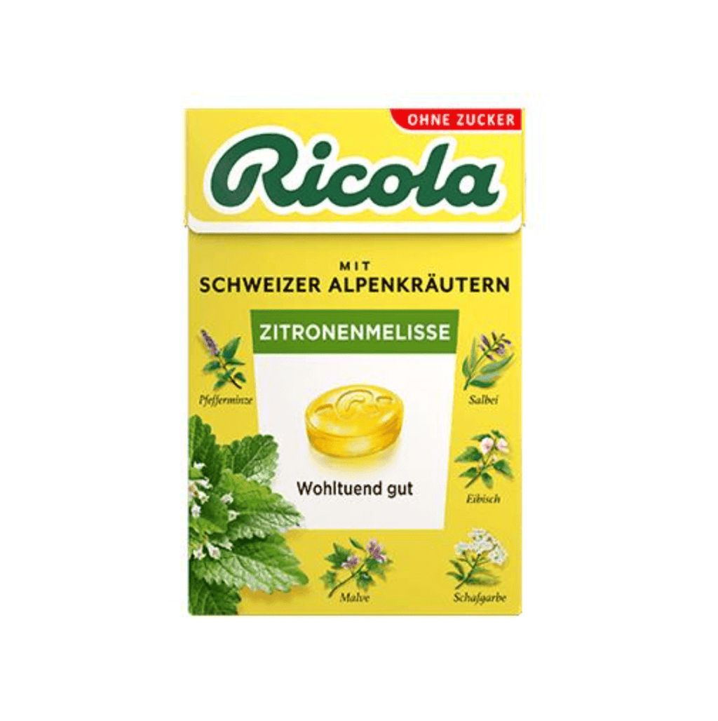 Ricola Box Lemon Balm (Sugar free) – One Stop German Shop