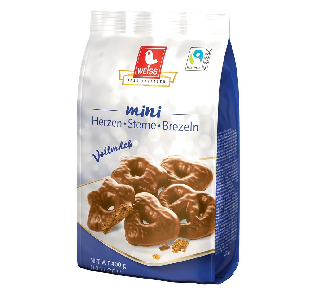 Weiss Gingerbread Hearts,Stars & Pretzels – One Stop German Shop