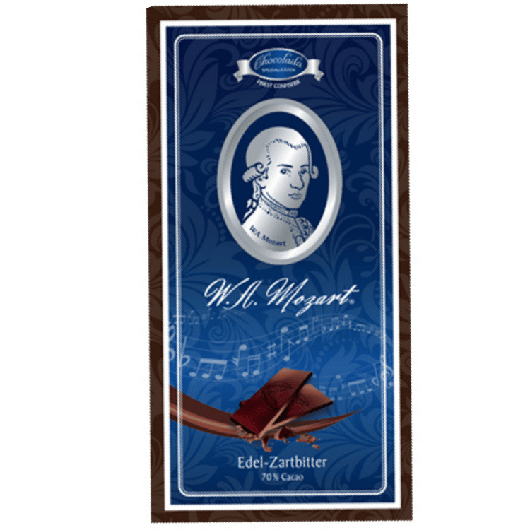 Chocolada Mozart Dark Chocolate Bar – One Stop German Shop