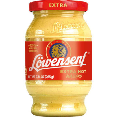 Löwensenf Mustard Extra Hot – One Stop German Shop